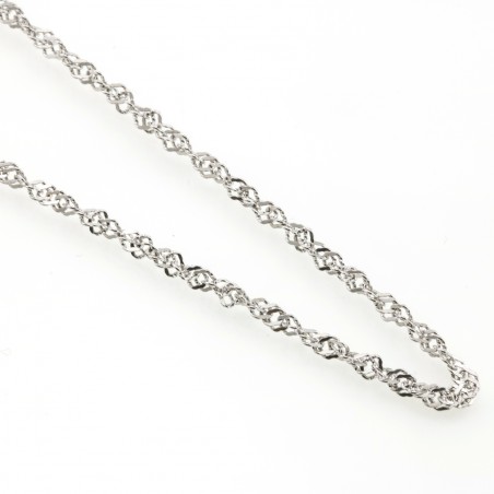 Cadena Oro Blanco 2.20 gramos y 45 cm